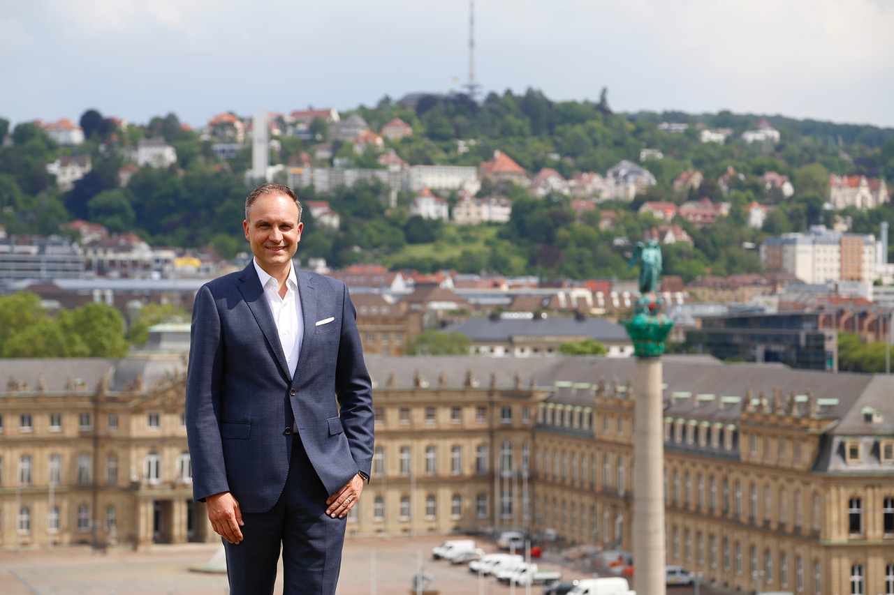 Der Vorstand derCity-Initiative Stuttgart